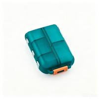 China 8-Slot Portable Pill Box BPA-Free High Capacity Travel Case for sale
