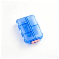 China 8-Slot Medical PP Pill Case Airtight Medical Promo Gift for sale