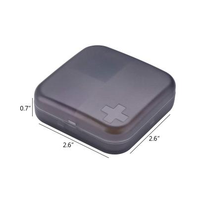 China 4-Slot Square Pill Box 3.5