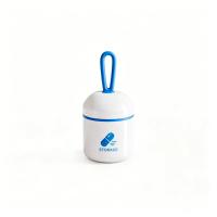 China Mini Pill Box with Strap BPA-Free Airtight Pharma Gift Case for sale