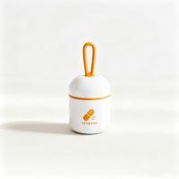 China Mini Pill Box with Strap BPA-Free Airtight Pharma Gift Case for sale