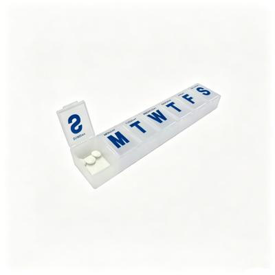 China 7-Day Weekly Pill Organizer Large Daily Labels Travel Case for sale
