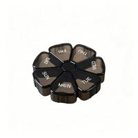 China BPA-Free 7-Slot Petal Pill Box Medical Promotional Gift for sale