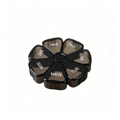 China BPA-Free 7-Slot Petal Pill Box Medical Promotional Gift for sale