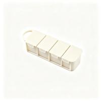 China 4-Slot Medical PP Pill Case Matte Finish Airtight Gift Box for sale