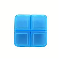 China BPA-Free 4-Slot Pill Case Airtight Medical Promo Gift for sale
