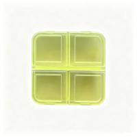 China BPA-Free 4-Slot Pill Case Airtight Medical Promo Gift for sale