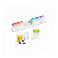 China 7-Day Vertical Pill Organizer Matte Finish Daily Reminder for sale