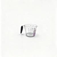 China Clear 8 Oz Plastic Liquid Measuring Cup With Spout Non Slip Handle For Liquids Dry Ingredients for sale