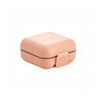 China BPA-Free 5-Slot Pill Box Matte Medical PP Travel Case for sale