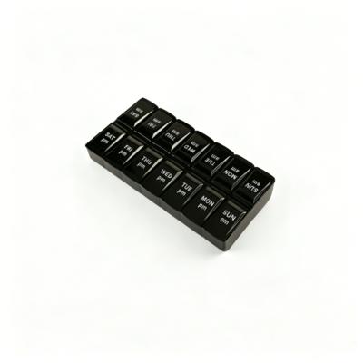 China BPA-Free 14-Slot XL Weekly Pill Case Medical Promo Gift for sale