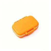 China Secure Latch 3-Slot Pill Case Moisture-proof Medical Gift for sale
