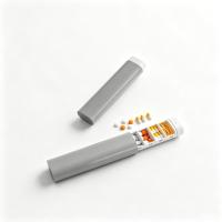 China Sliding Tube Pill Case Matte Finish Medical Promo Gift Case for sale