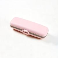 China Secure Latch 7-Slot Pill Case | Matte Finish Medical Gift for sale