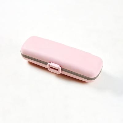 China Secure Latch 7-Slot Pill Case | Matte Finish Medical Gift for sale