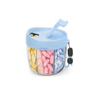 China Rotating Pill Dispenser 7-Slot High Capacity Travel Case for sale