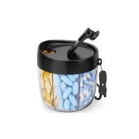 China Rotational Pill Box Medical PP Promo Gift with Lanyard for sale