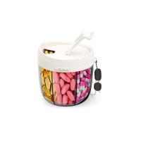 China Rotational Pill Box Medical PP Promo Gift with Lanyard for sale