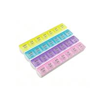 China BPA-Free 7-Day Monthly Pill Organizer Medical PP Travel Case for sale