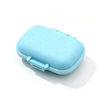 China Eco Wheat Straw Storage Case, Sealed Pill Box for Daily Use & Travel for sale