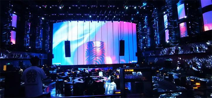 indoor night bar led screen