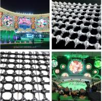 China IP66 Waterproof Outdoor P50mm LED Mesh Display Foldable Flexible LED Mesh for sale