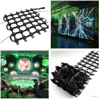 China P100mm LED Mesh Screen Durable For Outdoor Facade / Glass Building for sale