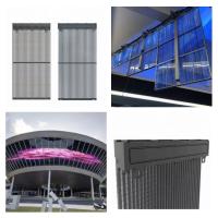 China High Brightness LED Mesh Screen Outdoor P10.4mm 1000x1000mm DIP346 LED for sale