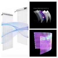 China High Brightness P4 - 8mm LED Mesh Screen Outdoor Film Type Self Adhesive for sale