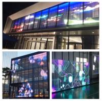 China Outdoor LED Mesh Display P10mm Nation Star SMD LED Film Type Self Adhesive for sale