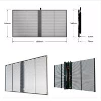 China Glass Window Outdoor LED Mesh Display High Brightness DIP P10.4mm for sale