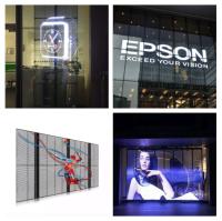 China Glass Window Outdoor LED Mesh Display High Brightness DIP P10.4mm for sale