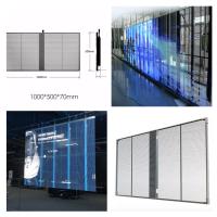 China Glass Window Outdoor LED Mesh Display High Brightness DIP P10.4mm for sale