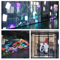 China Glass Window Outdoor LED Mesh Display High Brightness DIP P10.4mm for sale