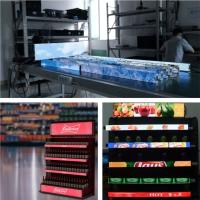 China Supermarket Advertising Shelf LED Display P1.875mm Ultra Thin Waterproof for sale