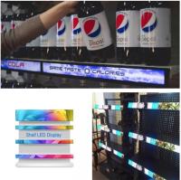 China Supermarket Advertising Shelf LED Display P1.875mm Ultra Thin Waterproof for sale