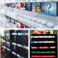 China Supermarket Advertising Shelf LED Display P1.875mm Ultra Thin Waterproof for sale