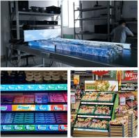 China P0.9mm Ultra Thin Shelf LED Advertising Display 600X60X20mm Waterproof 3840Hz Refresh Rate for sale