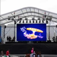 China Giant Series Indoor P2.6mm Stage Rental LED Display 500x500mm Pin Connection for sale