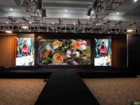 China Indoor Giant Series Stage Rental Led Screen P2.9mm 500x500mm Lightweight for sale