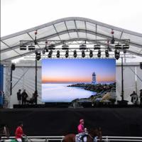 China Indoor Giant Series Stage Rental Led Screen P2.9mm 500x500mm Lightweight for sale