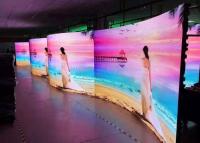 China P3.91mm P4.81mm Curved LED Wall Wide Viewing Angle For Stage for sale