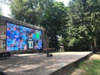 China 4.81mm LED Stage Backdrop Screen 500x1000mm Pantalla Led Exterior for sale