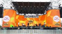 China HD Full Color 500x500mm Stage Rental Led Display 3840Hz Removable Power Box for sale