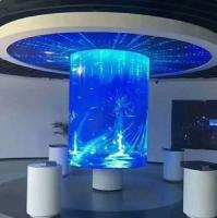 China P2.5 Curved Led Display 320x160mm Front Magnetic Maintenance Flexible LED Module 2880Hz for sale
