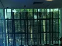 China P3.91-7.82mm Transparent Led Display Screen 6000 Nits Aluminum Cabinet for sale