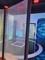 China P6.5 See Through Led Screen High Temperature Resistance Flame Retardant PC for sale