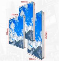 China Seamless Corner Support LED Advertising Display with Aluminum Chasis Module for sale