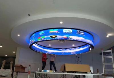 China P3mm Flexible Curved LED Display IP65 Waterproof 3840Hz High Refresh Rate for sale