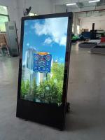 China Foldable 43inch LCD Digital Poster Flexible Movement and Placement with Lock Bar for sale